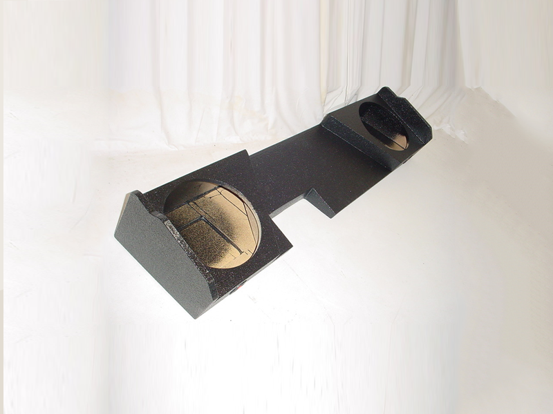 2014 and Up Chevy Double Cab Ported Subwoofer Box Sub Box 2X12 Poly ...