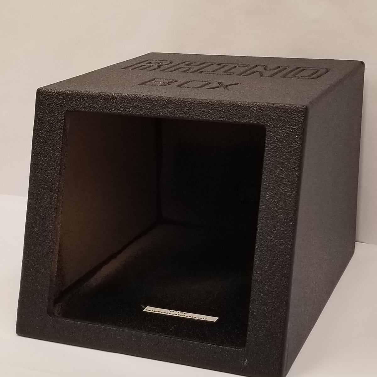 Hatch Back Square Hole 1x15" Poly Sub Box – Stereo Max